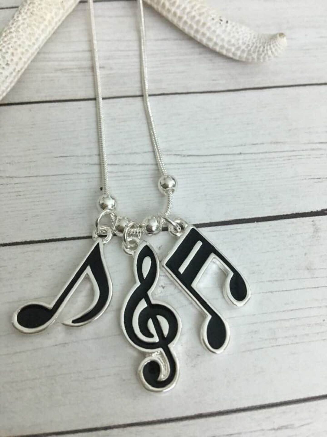 Musical Note Necklace, Music Lovers,musical Necklace,music Teacher ...