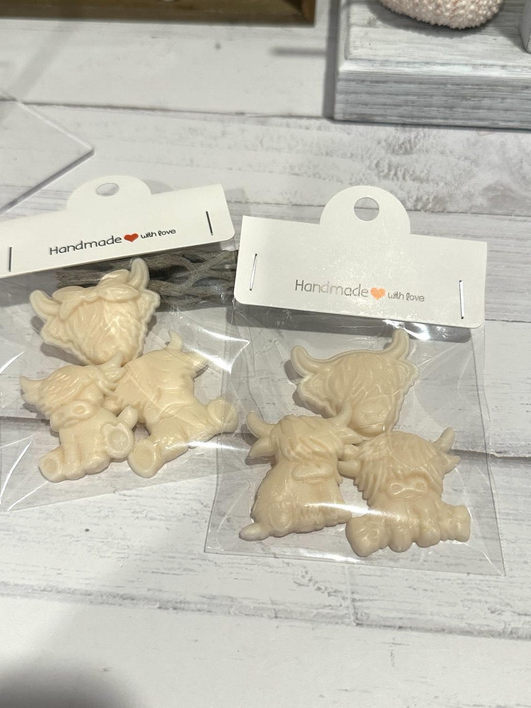 Highland Cow Wafer Soaps,highland Cows,highland Cow Theme Guest Soaps ...