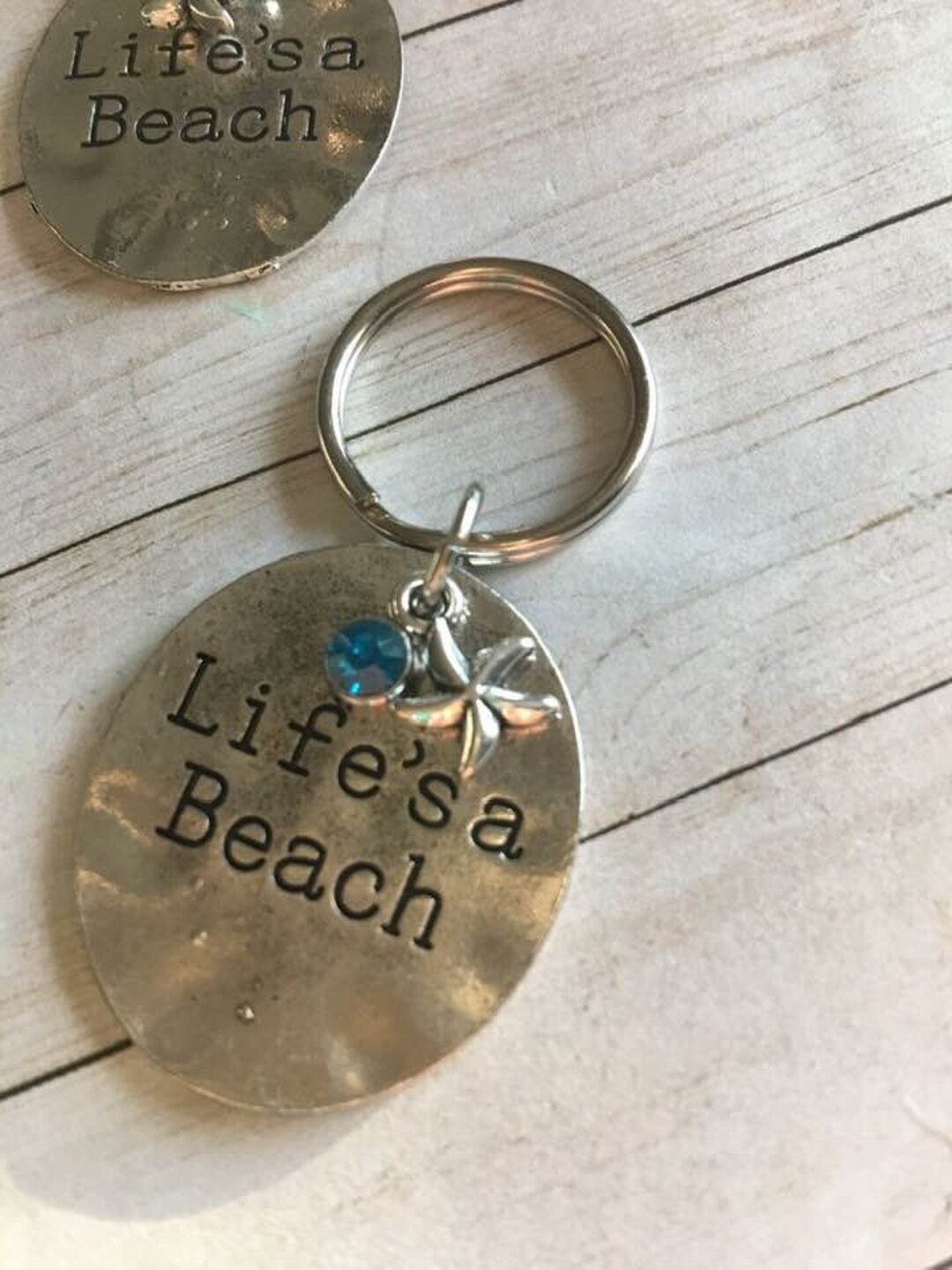 Life's a Beach Bag Charm,life's a Beach Keyring,beachy Keychain,life's ...