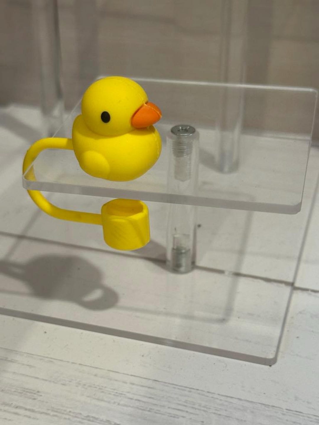 Yellow Rubber Duck Straw Topper: Stanley Tumbler Charm - Etsy