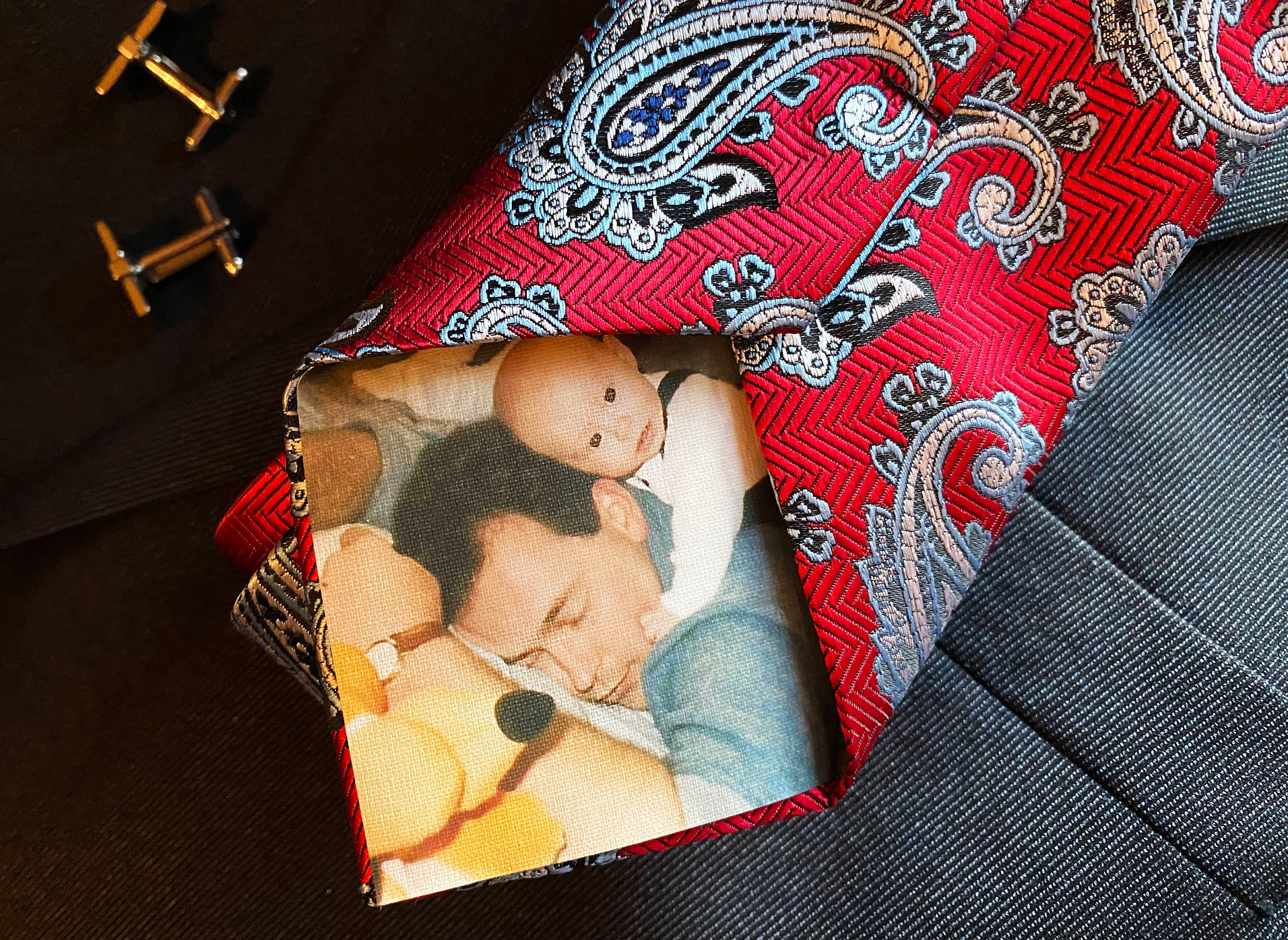 Custom Photo Tie Patch | Father of the Bride | Groom Gift | Neck Ties ...