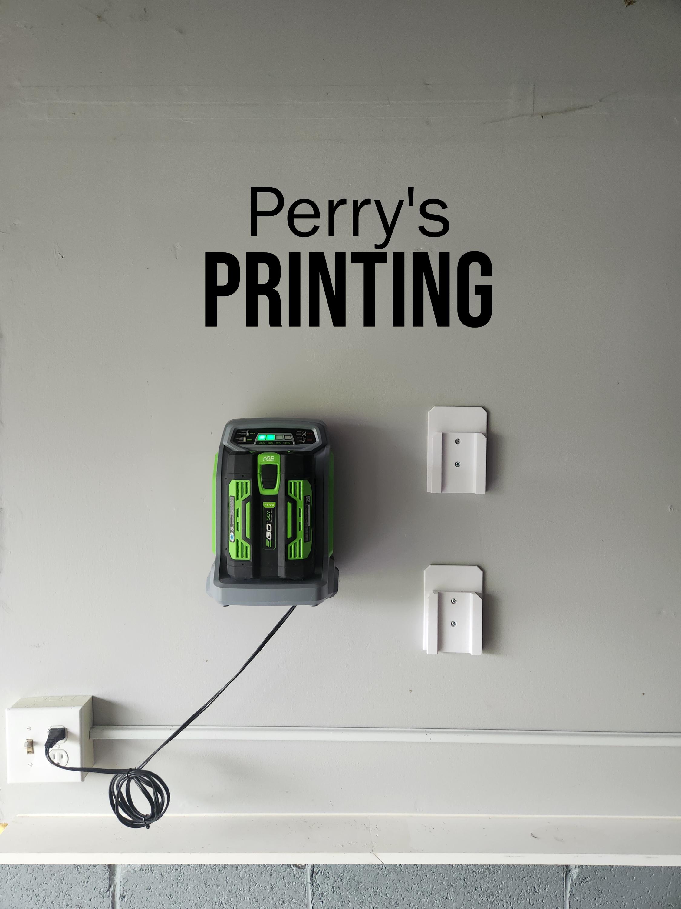 3D Printed EGO Battery Charger Wall Mount – PETG Outdoor Worthy and ...