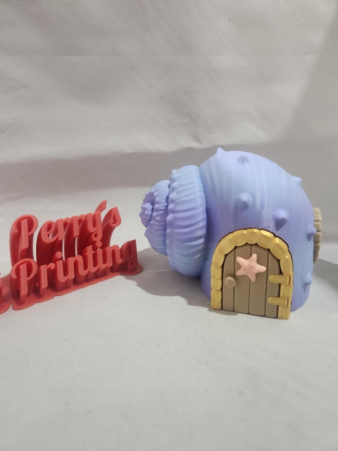 Magical Seashell Cottage for Fairies - 3D Printed With Functional Door ...