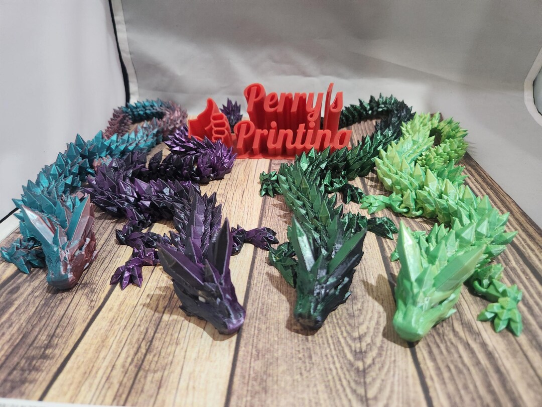 Colorful Articulated Dragon Toy - Handcrafted for Dragon Lovers and ...