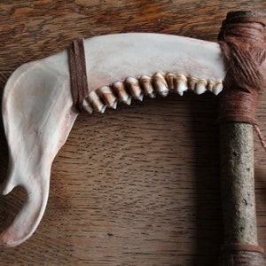 Native American inspired Bone Tomahawk display weapon | Etsy
