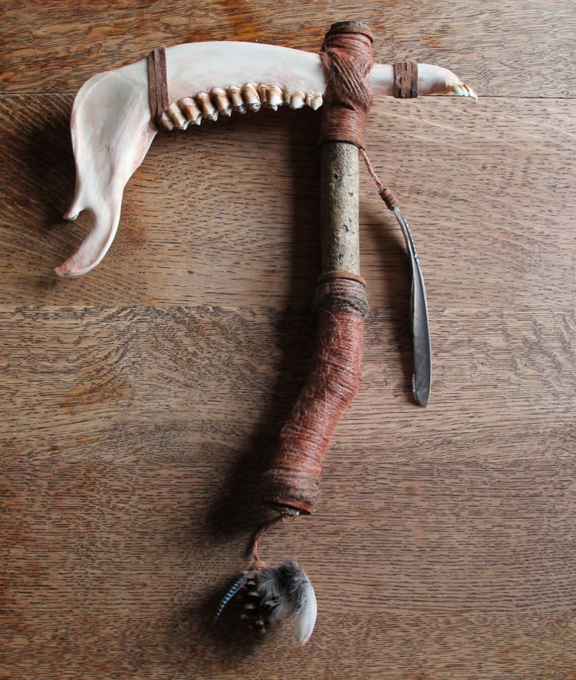 Native American inspired Bone Tomahawk display weapon | Etsy