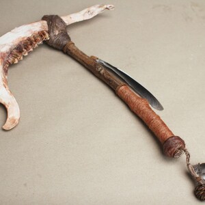 Native American inspired Bone Tomahawk display weapon | Etsy