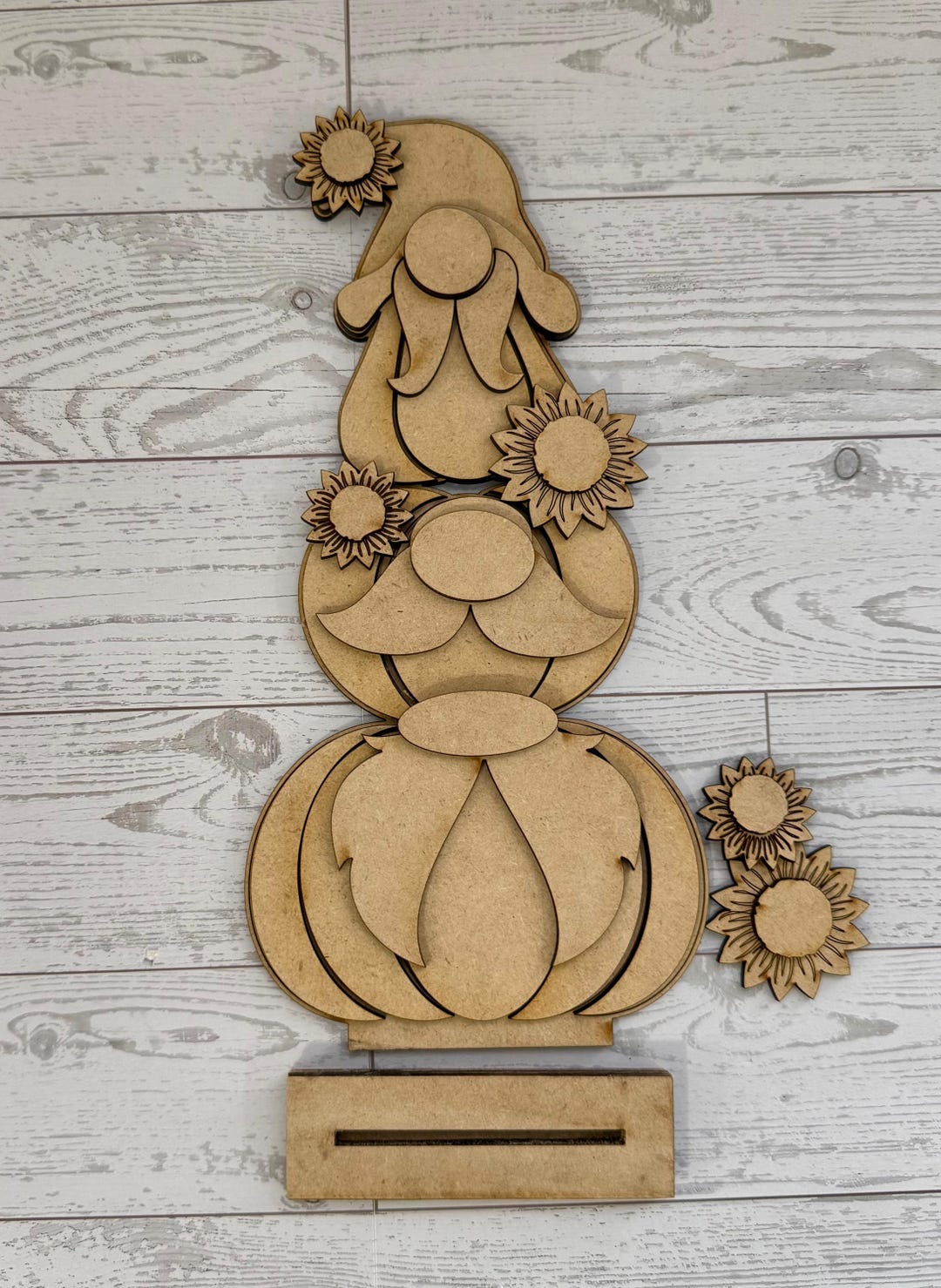 Stackable Pumpkin Gnome DIY Wood Kit. - Etsy