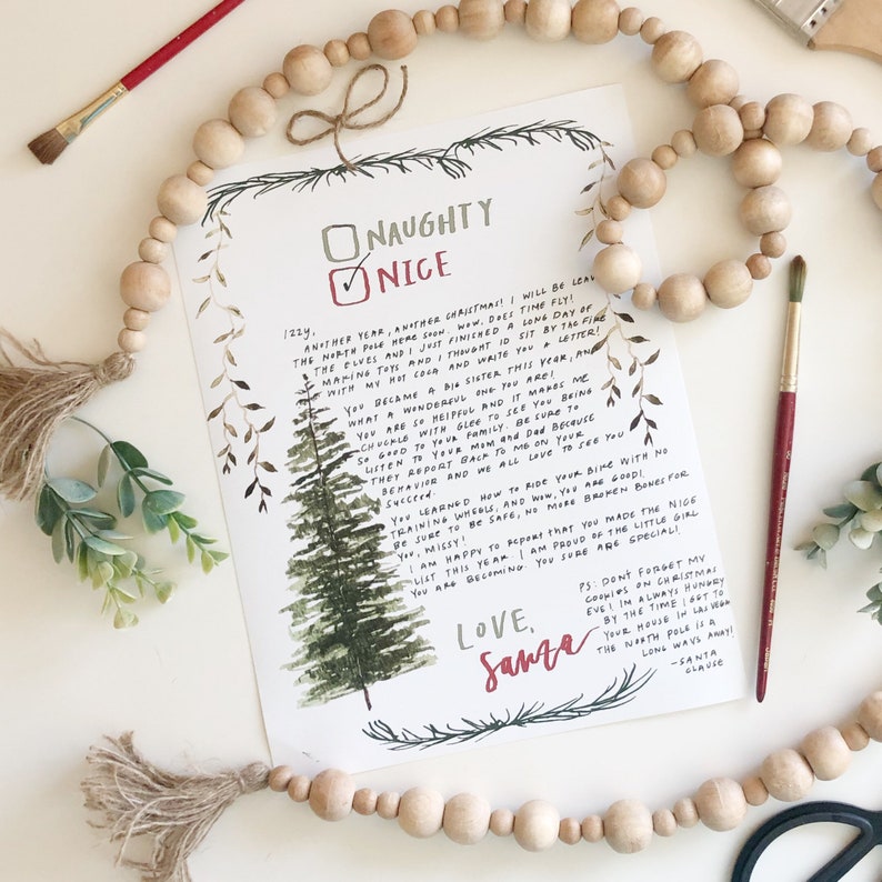 Handwritten Letters From Santa Claus - Etsy