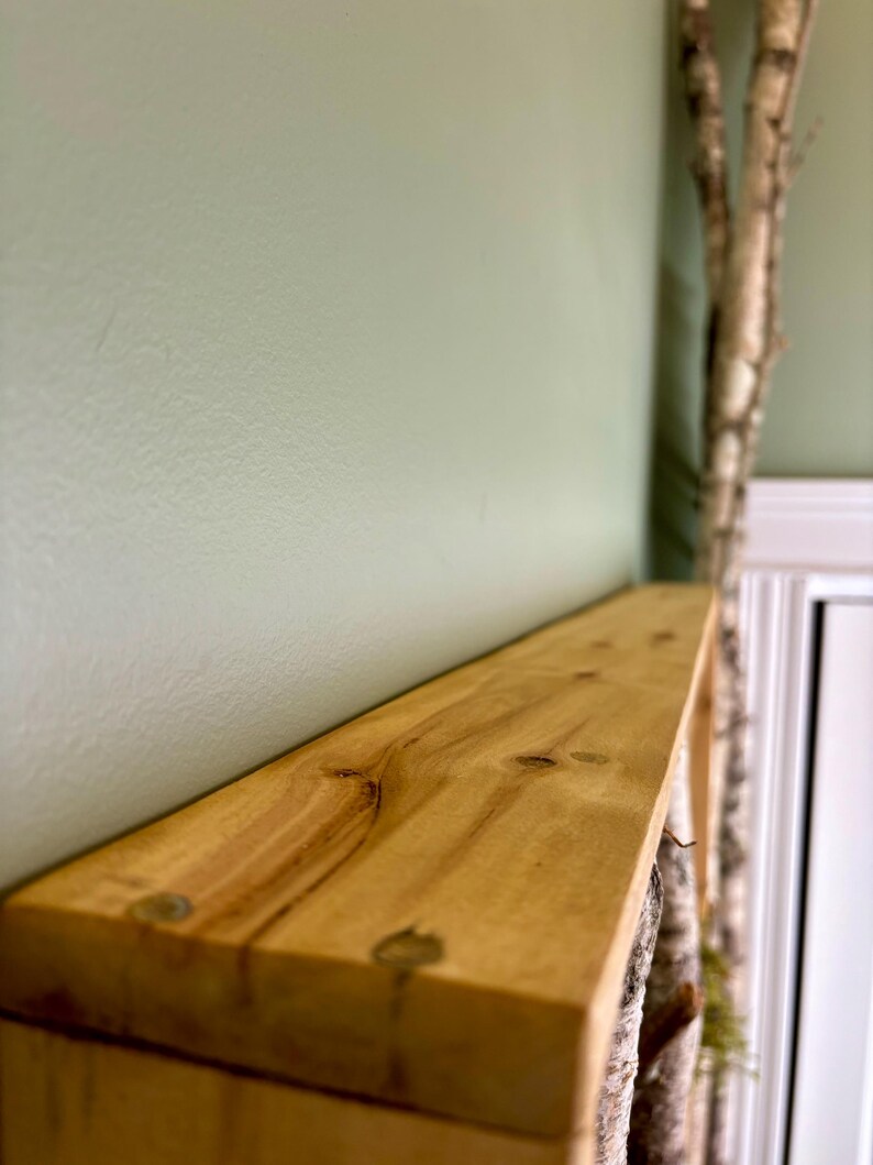 Rustic Birch Branch Display Shelf - Etsy