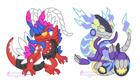 Pokemon Scarlet and Violet Stickers Koraidon Sticker - Etsy UK