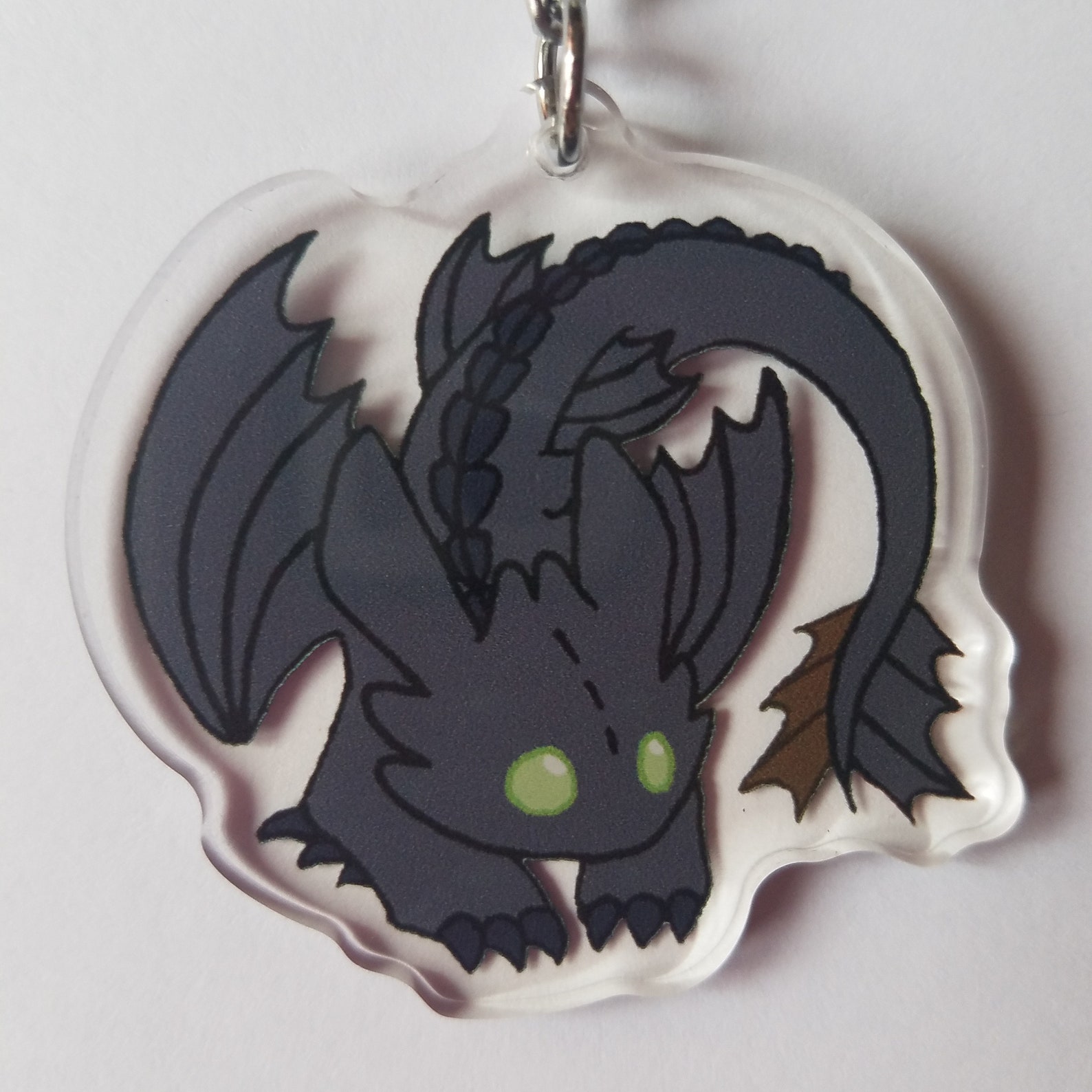 Toothless Charm Light Fury Charm Night Lights Charms How - Etsy