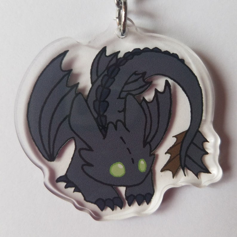 Toothless Charm Light Fury Charm Night Lights Charms How - Etsy Canada