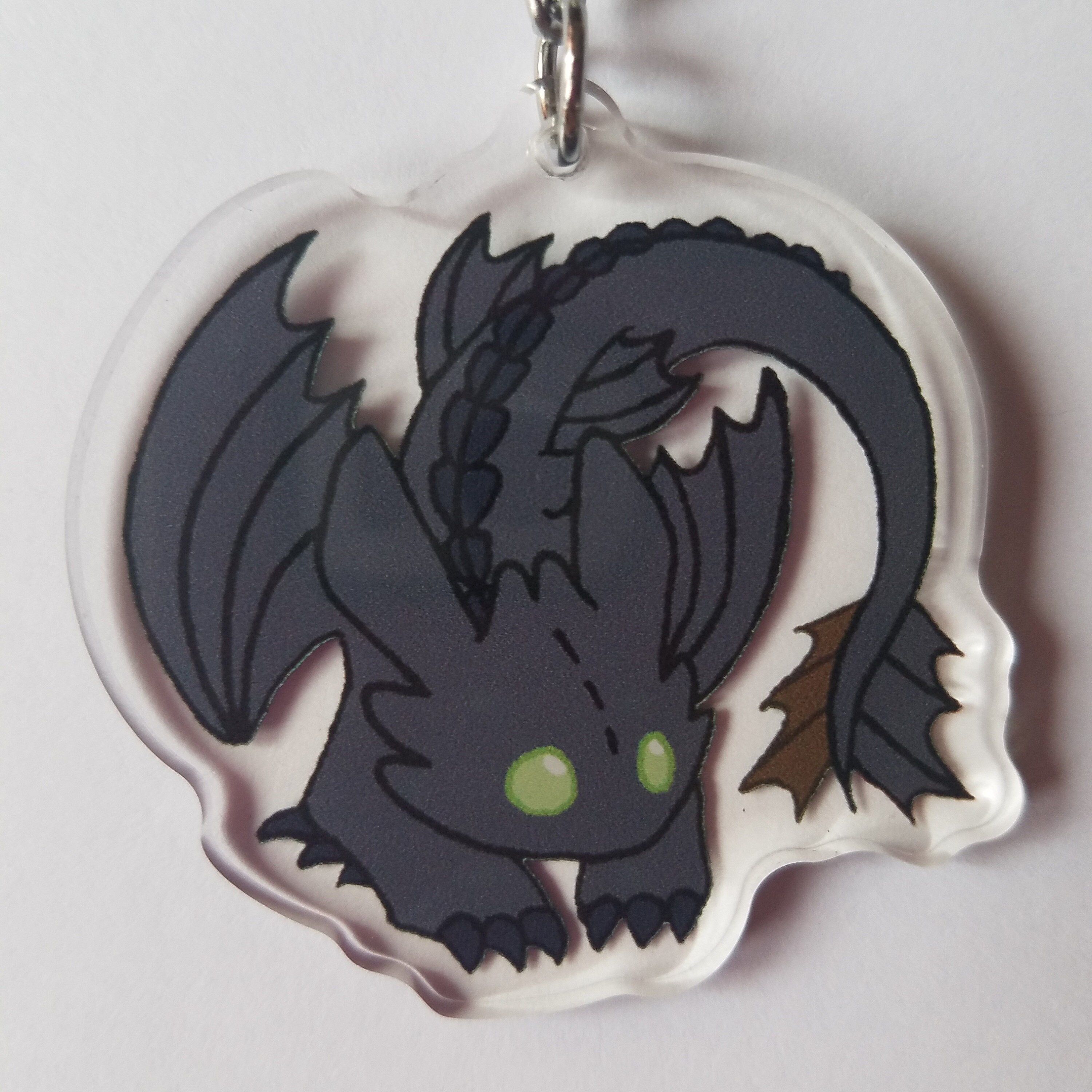 Toothless Charm Light Fury Charm Night Lights Charms How - Etsy