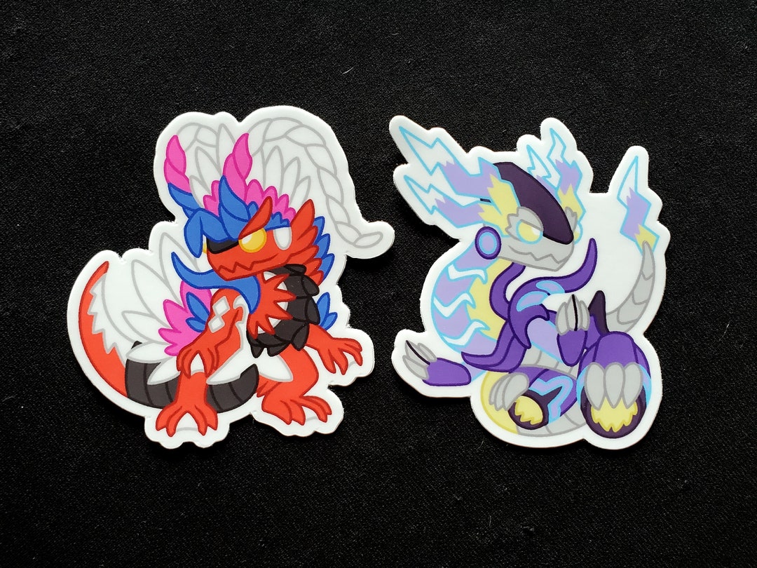 Pokemon Scarlet and Violet Stickers - Koraidon Sticker - Miraidon ...