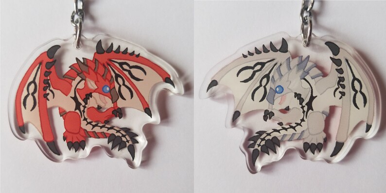 Monster Hunter Charm Rathalos Rathian Gore Magala | Etsy