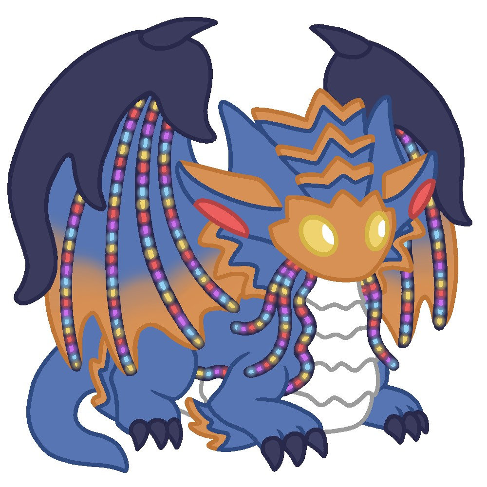 Monster Hunter World Iceborne Stickers - Velkhana - Namielle Safi'jiiva ...