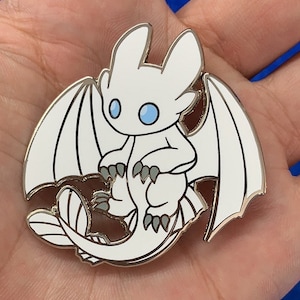 Toothless Pin - Light Fury Pin - Night Lights Pin - How to Train Your ...