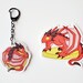 Smaug Charm Smaug Sticker the Hobbit Charm Acrylic Charm - Etsy