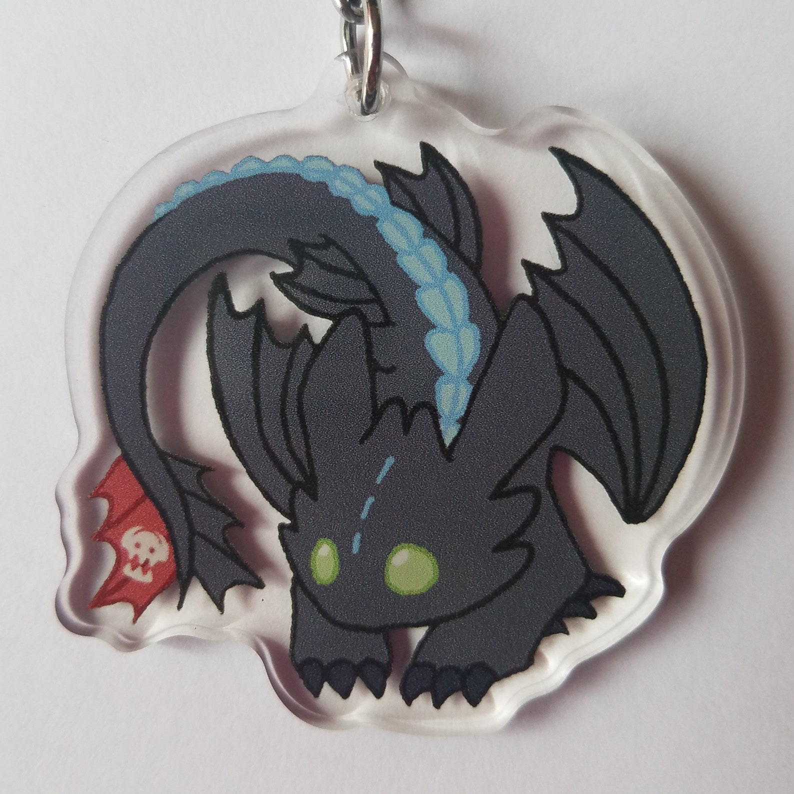 Toothless Charm Light Fury Charm Night Lights Charms How - Etsy
