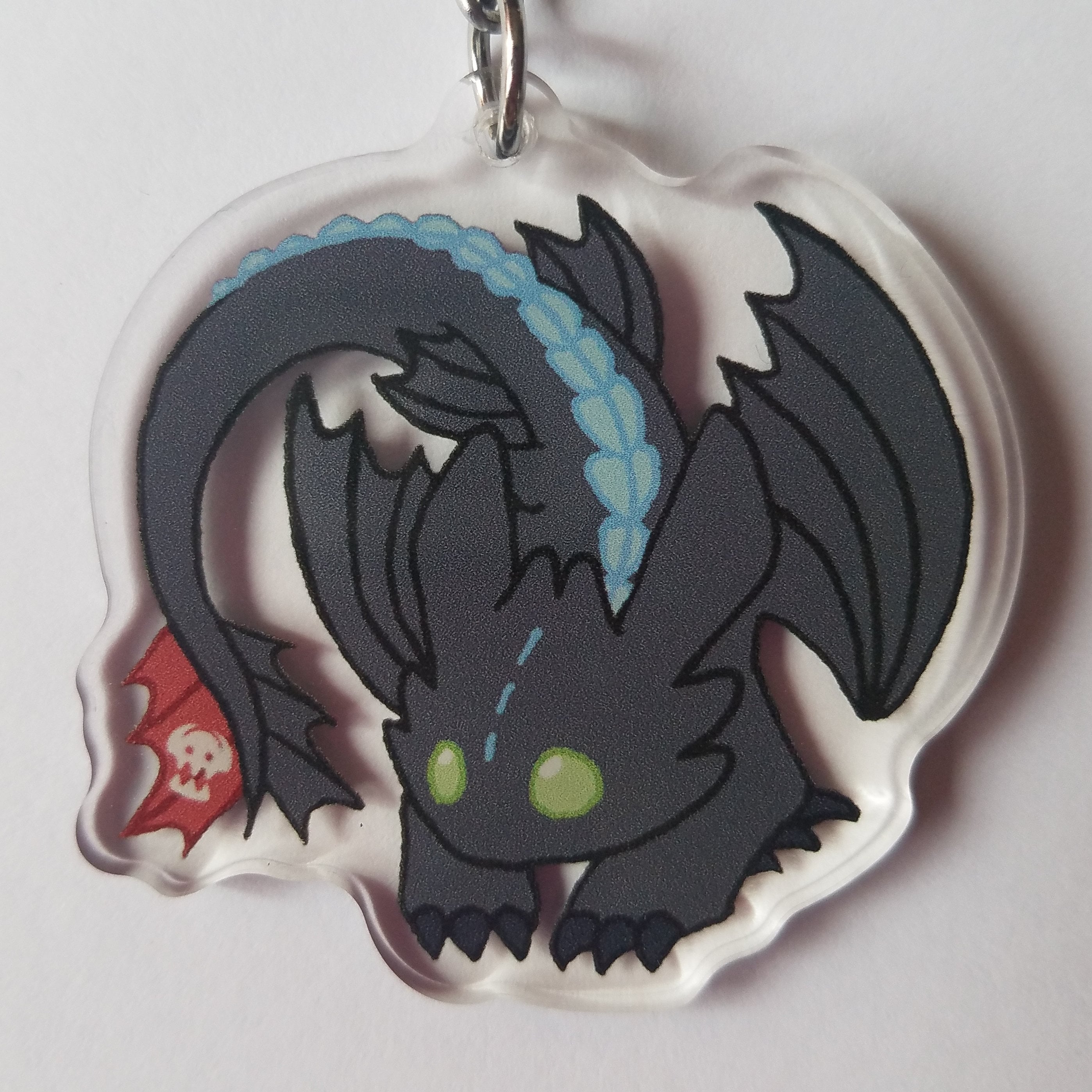 Toothless Charm Light Fury Charm Night Lights Charms How - Etsy