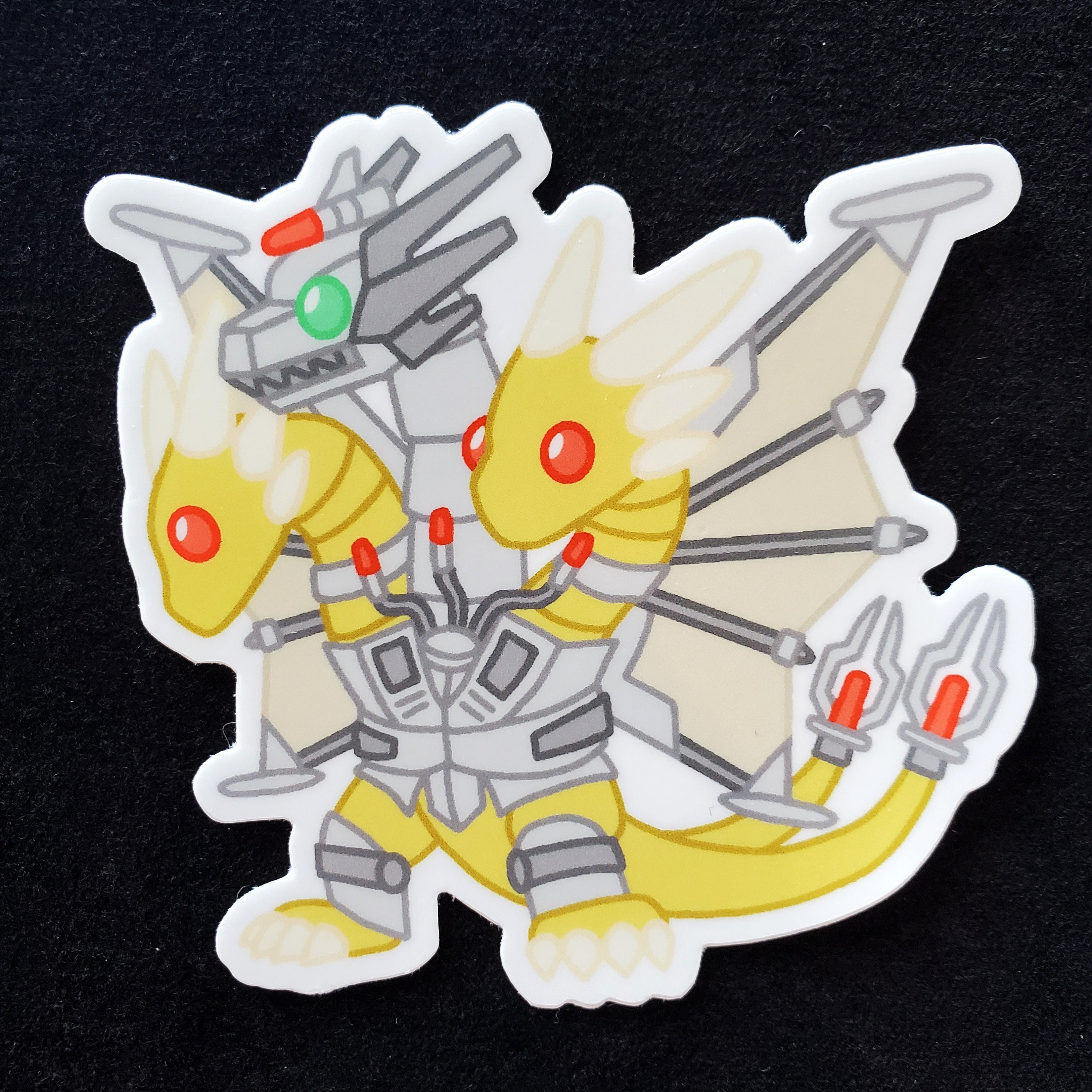 Godzilla Sticker King Ghidorah Sticker Mothra Sticker | Etsy