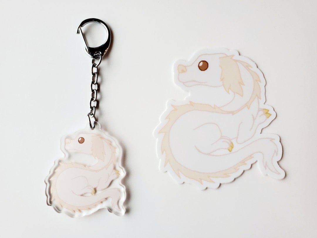 Falkor Charm Falkor Sticker Never Ending Story Charm Acrylic Charm ...
