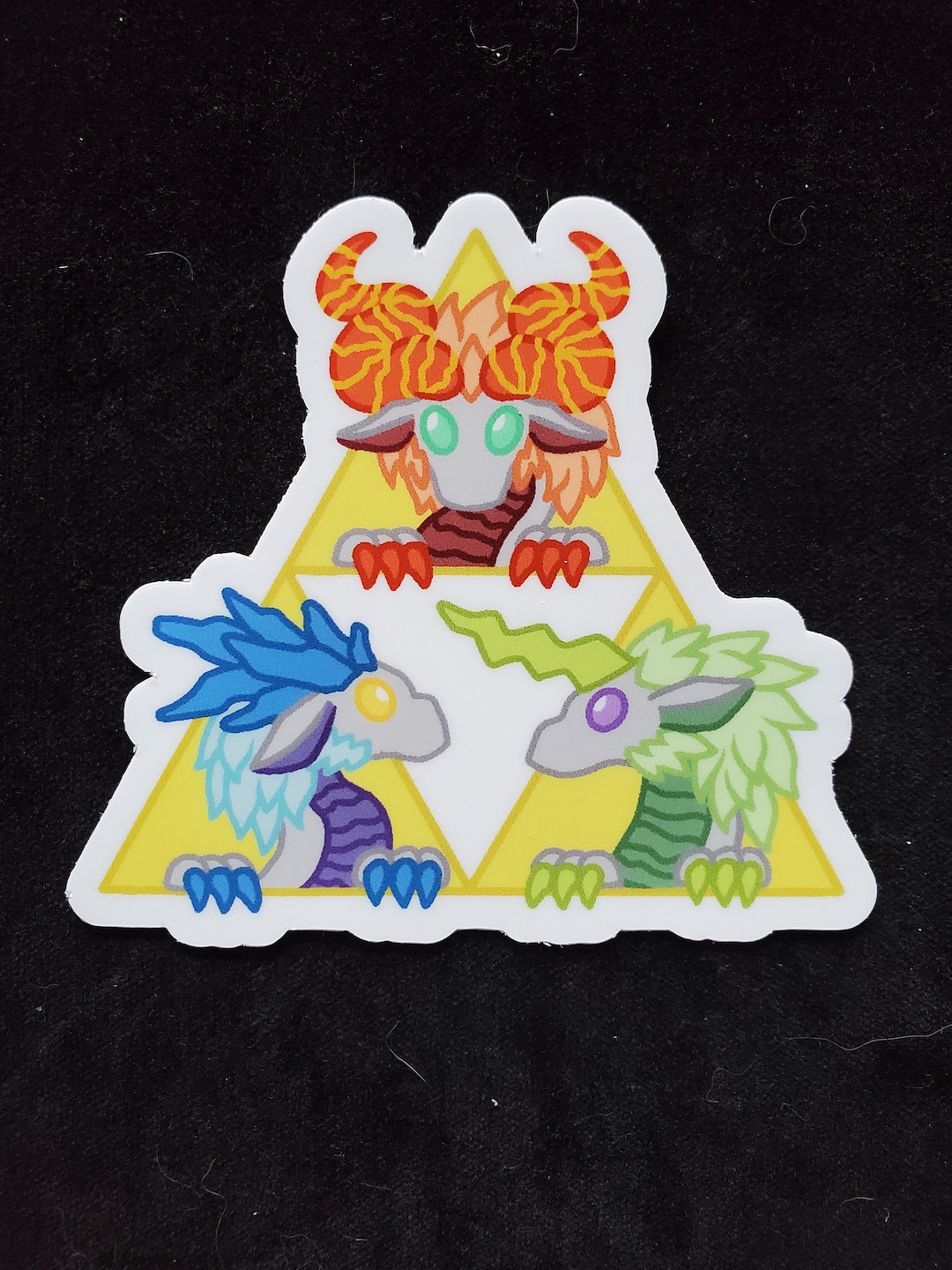 Legend of Zelda Dragon Stickers - Light Dragon - Demon Dragon - Dinraal ...