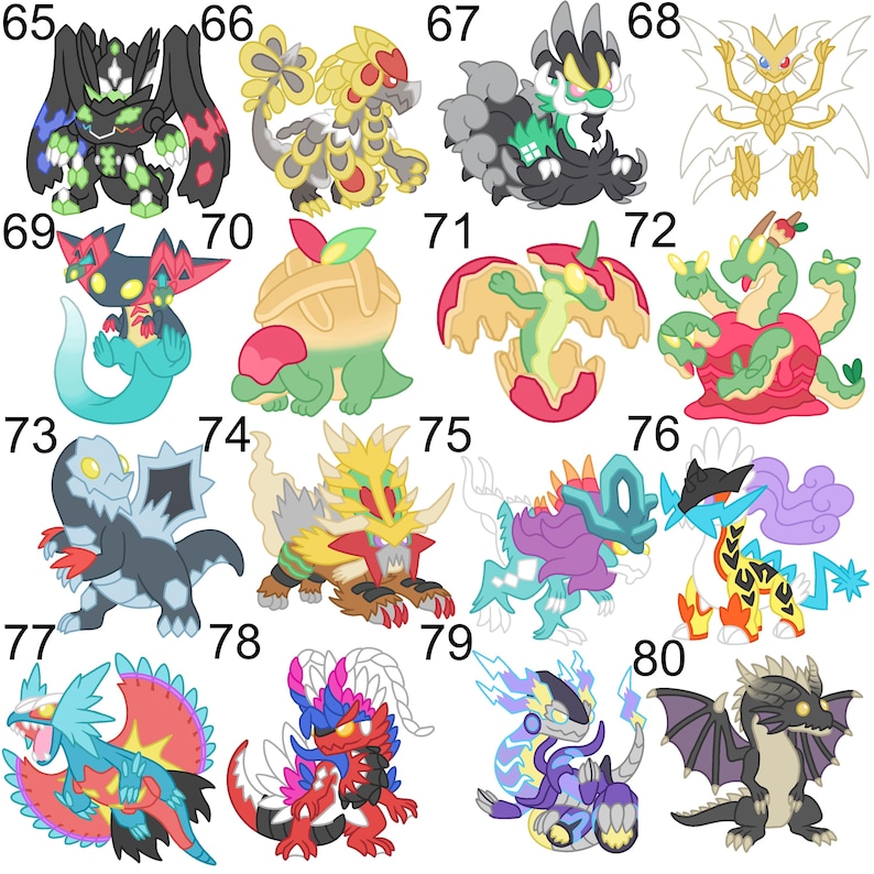 Dragon Stickers Deal 3 for 10 Dollars - Discount - HTTYD - Monster ...