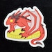 Smaug Charm Smaug Sticker the Hobbit Charm Acrylic Charm - Etsy