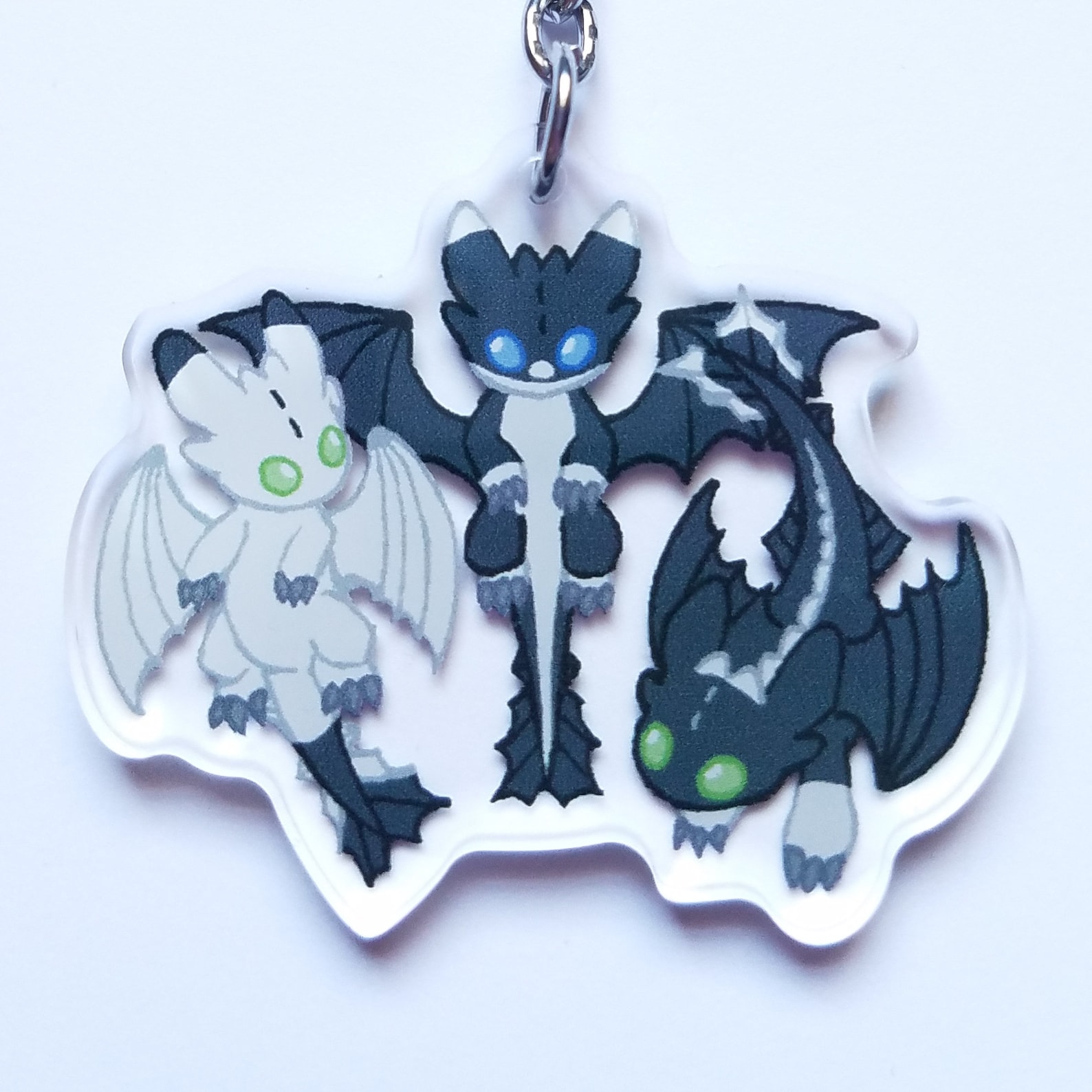 Toothless Charm Light Fury Charm Night Lights Charms How - Etsy