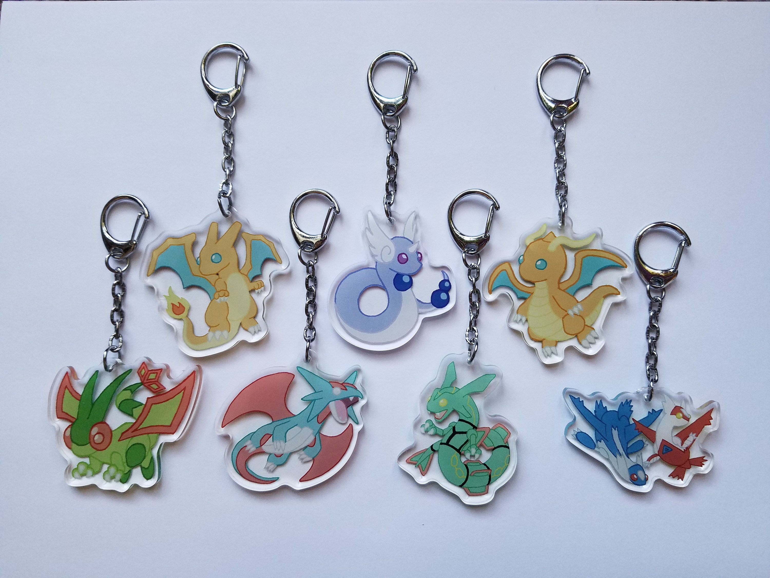 Generations 1-3 Pokemon Charms Charizard Dragonair | Etsy