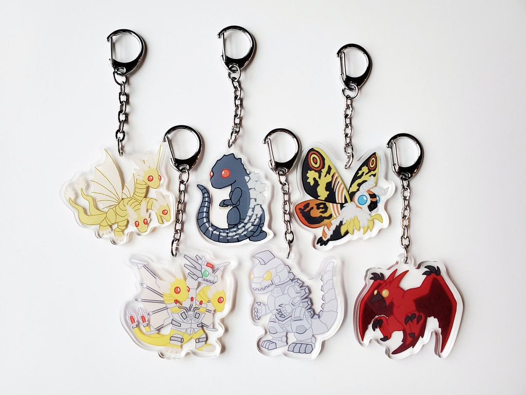 Godzilla Charm - King Ghidora - Mothra - Mecha King Ghidorah ...