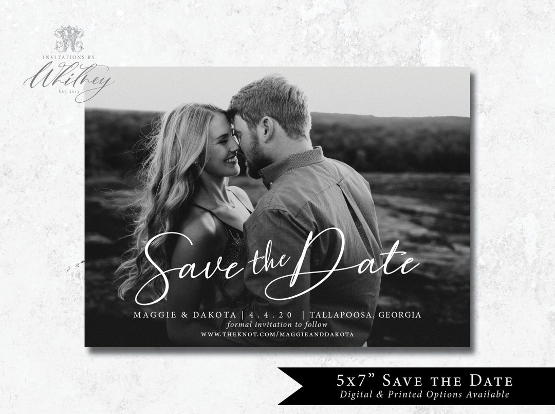 Save the Date, Save the Date Photo, Save the Date Card, Save the Date ...