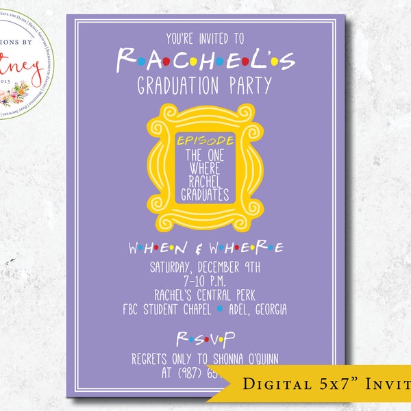 Friends Theme Graduation Party - Etsy