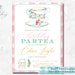 Partea Invitation Tea Party Invitation Tea Party Birthday - Etsy