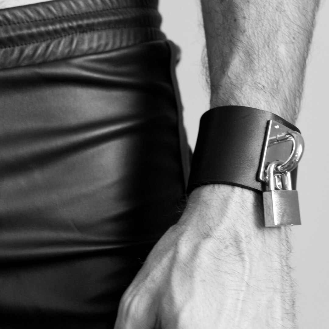 Handcuff Cuff "hook" Leather Bracelet BDSM - Etsy