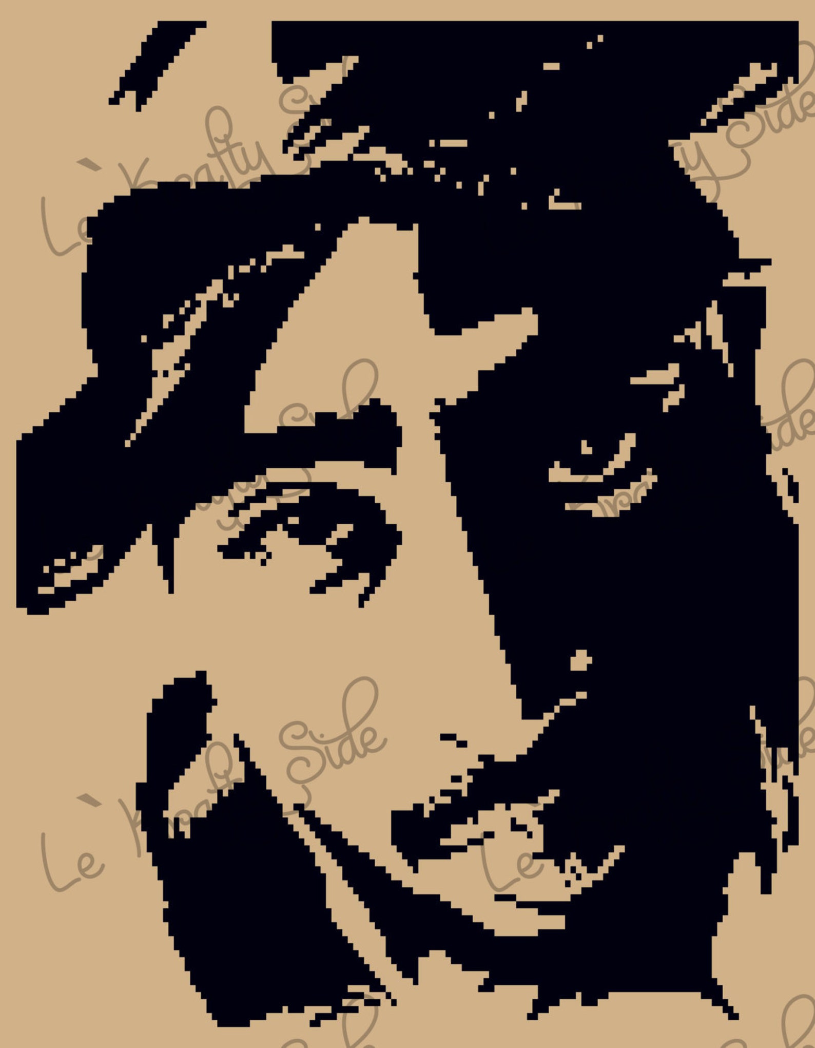 Instant Download 2pac Portrait Standard Blanket Crochet Graph Chart - Etsy