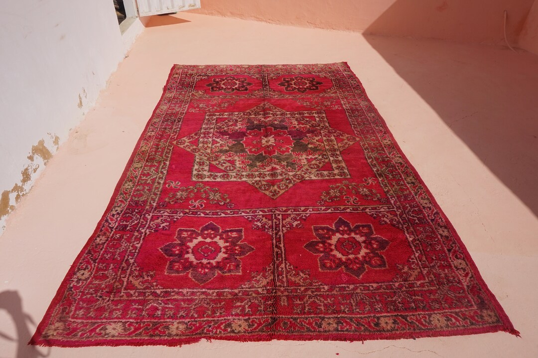 Arabia Rug Jewish Style Morocco Wool Berber Rug Modern Berber - Etsy