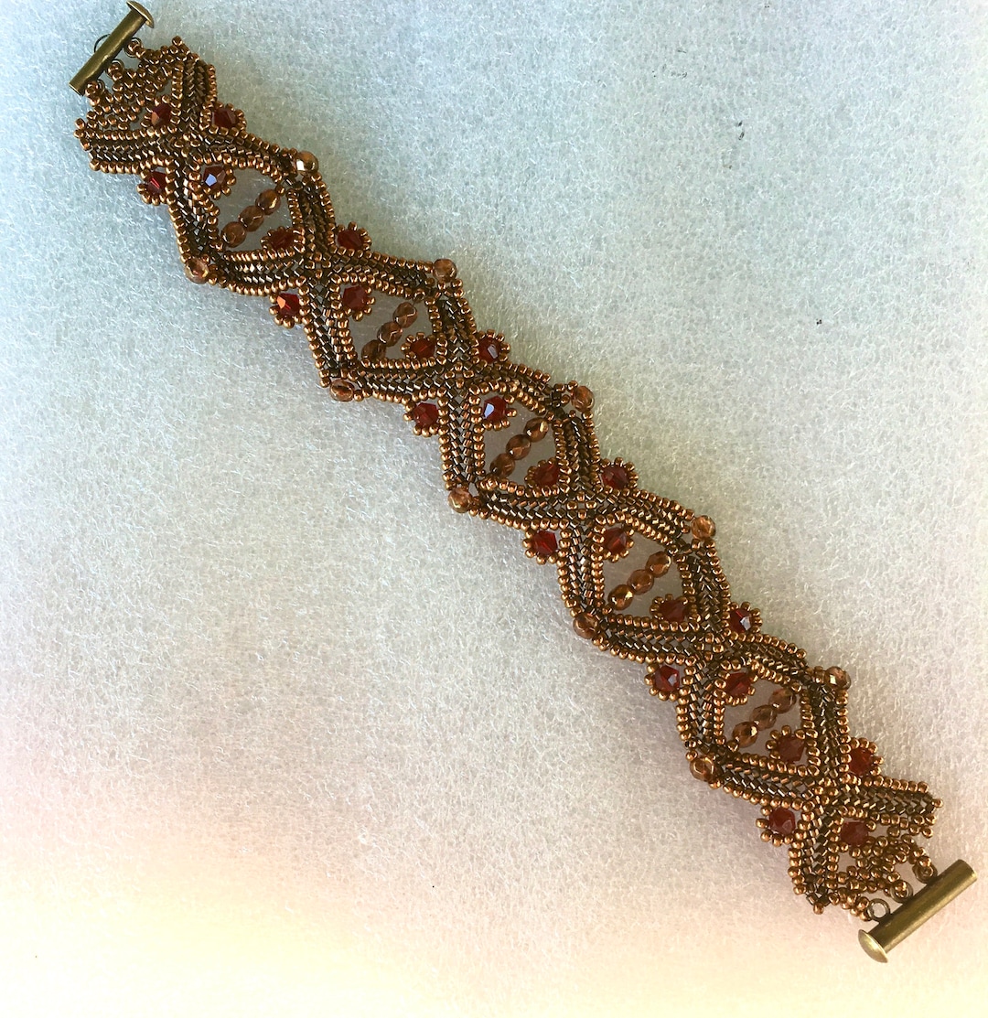 Vintage Beaded Bracelet - Etsy
