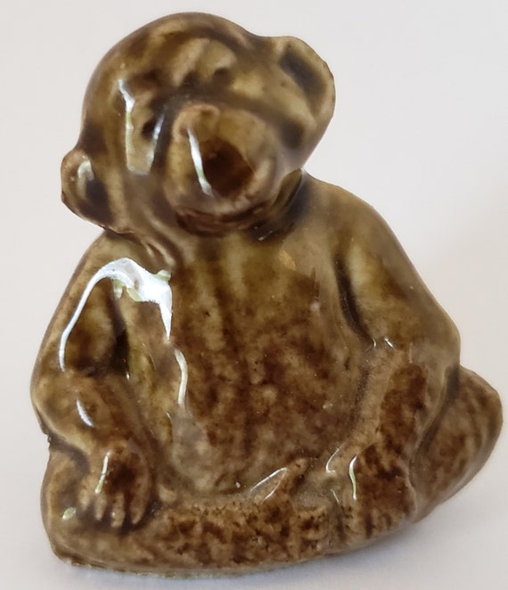 Wade Monkey Chimp Red Rose Tea Figurine | Etsy