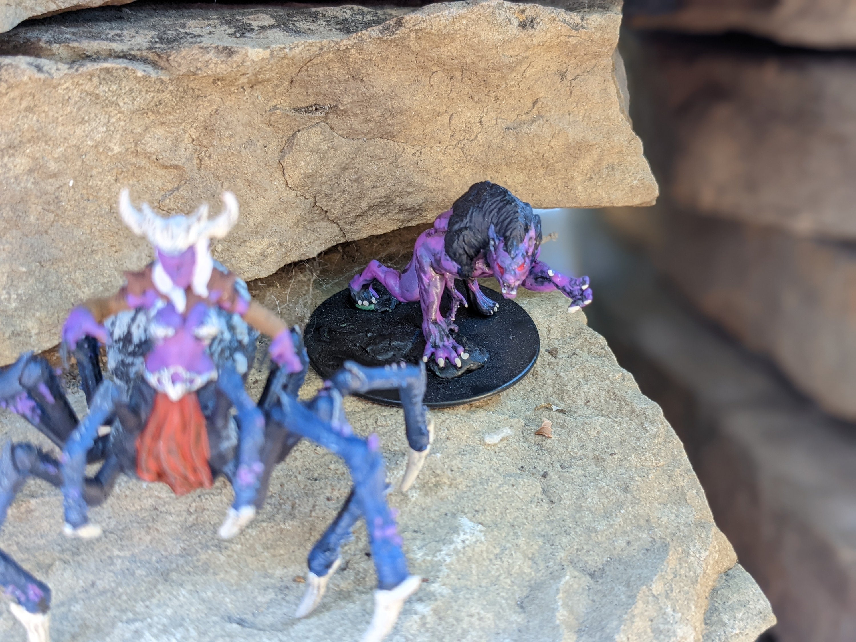 Drow War Party and Lloth the Spider Queen Minis for D&D, Ttrpgs - Etsy