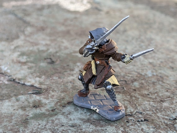 Dual Wielding Rogue Assassin Dnd or Pathfinder Mini - Etsy UK