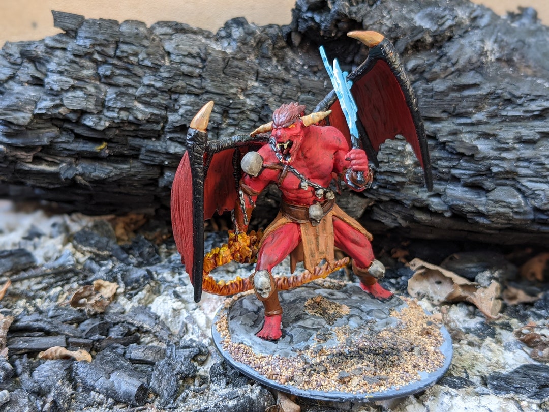 Balor Balrog Demon Mini for D&D, LOTR, or Other TTRPG - Etsy