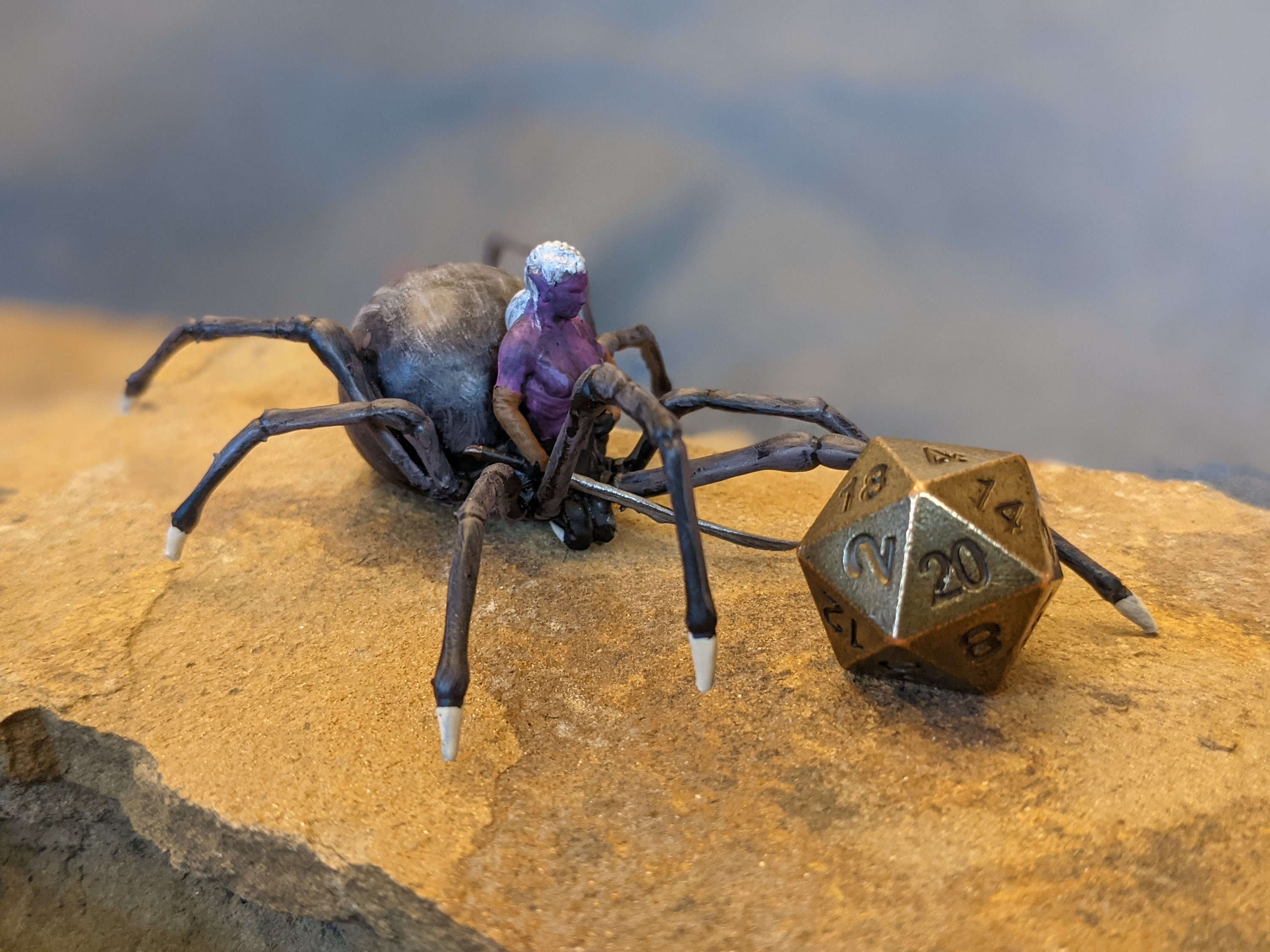 Drider Black Widow Drider Drow War Party for D&D, Pathfinder, or TTRPG ...