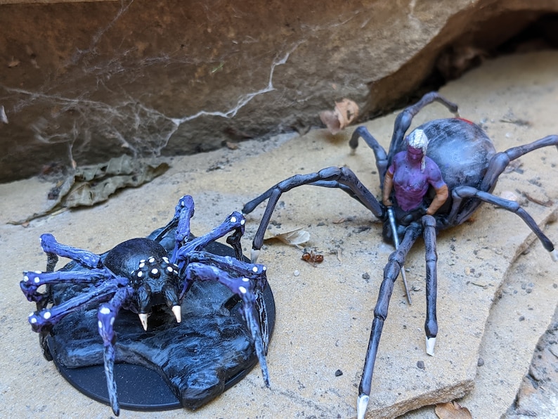 Drow War Party and Lloth the Spider Queen Minis for D&D - Etsy