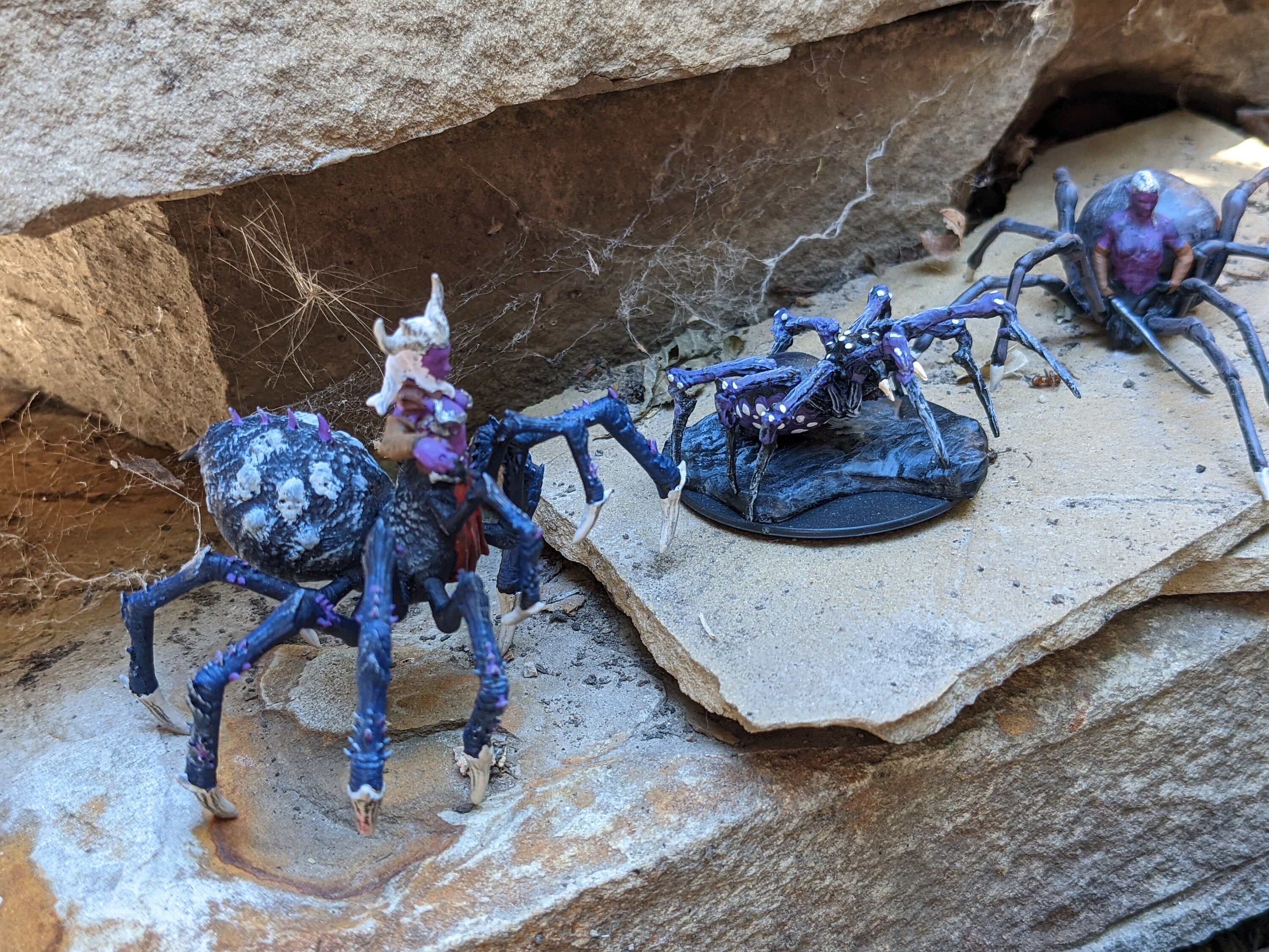Drow War Party and Lloth the Spider Queen Minis for D&D, Ttrpgs - Etsy