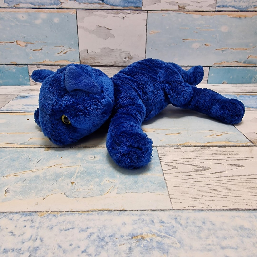 Thomson Directories Very Rare Plush Blue Cat Made by Russ Berrie 11 Inc ...