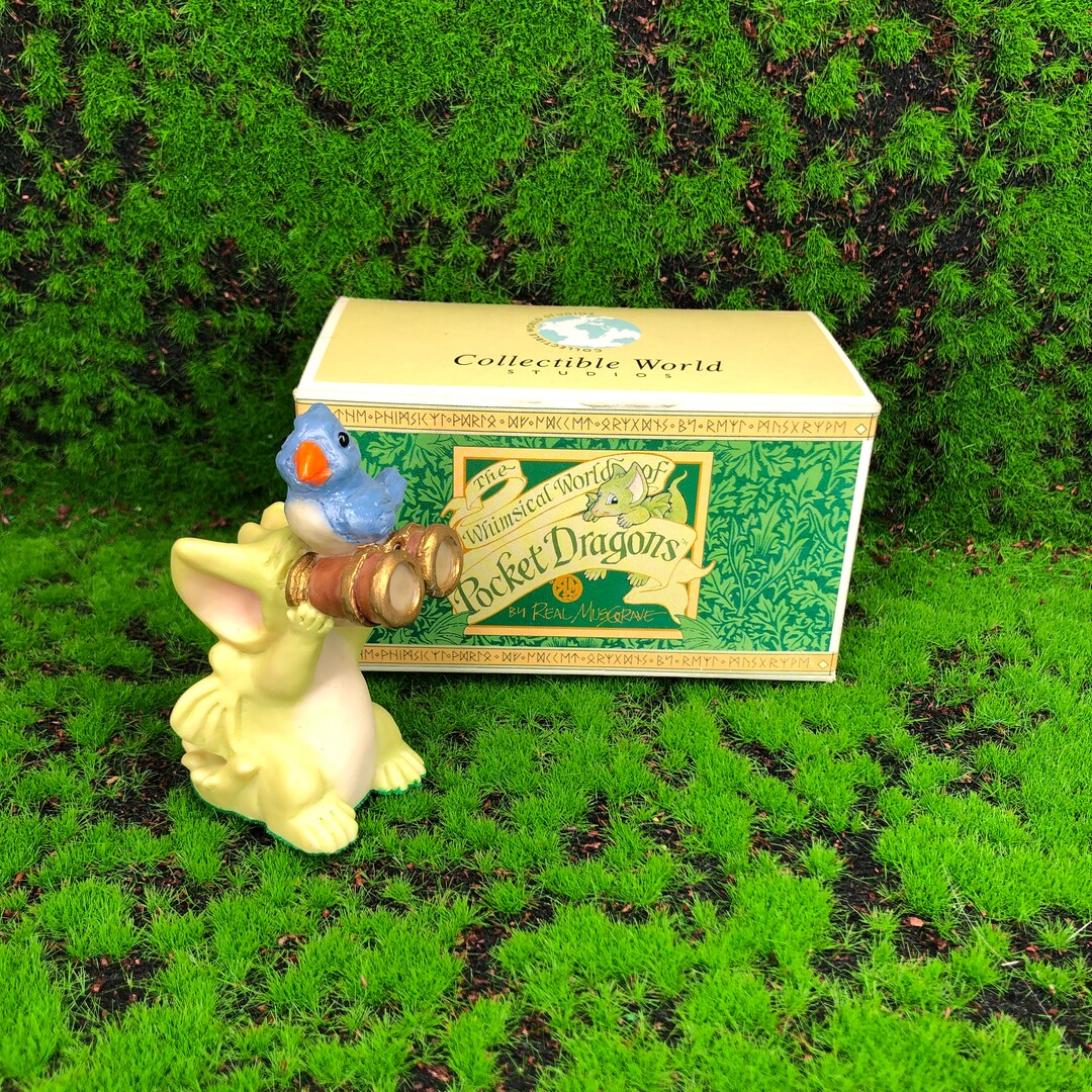 Whimsical World of Pocket Dragons Bird Watcher Vintage 1999 Boxed With ...