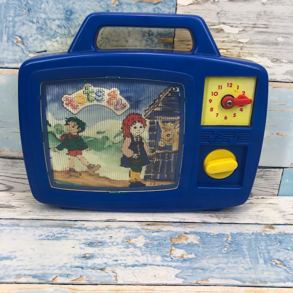 Vintage Wind up Tv - Etsy